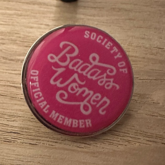 Accessories | Badass Women Enamel Pin Button | Poshmark